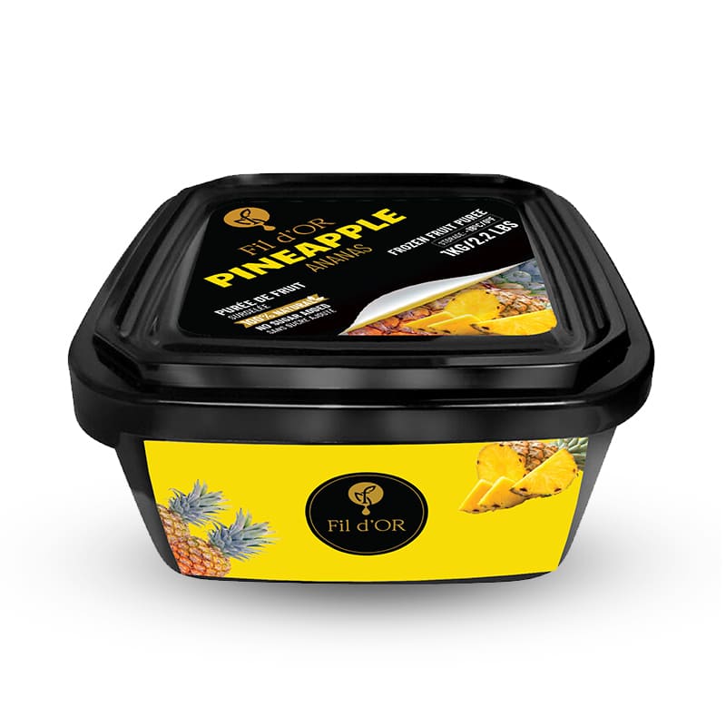 Frozen Pineapple Fruit Puree Supplier - Fildor Fruits
