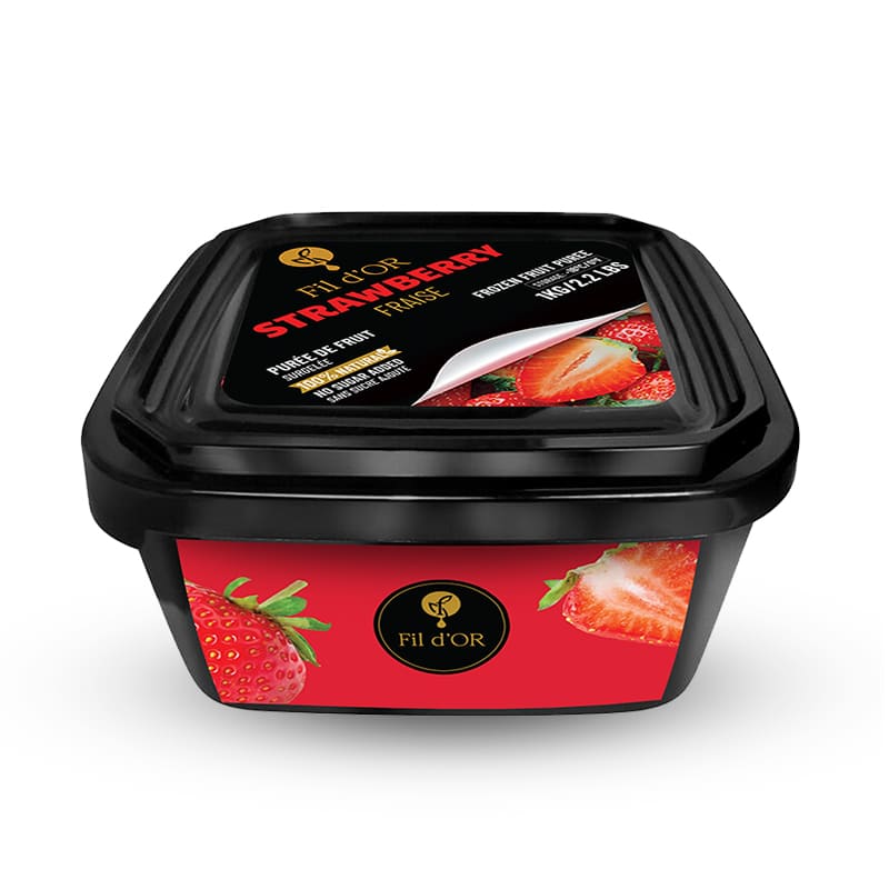 Frozen Strawberry Fruit Puree Supplier - Fildor Fruits